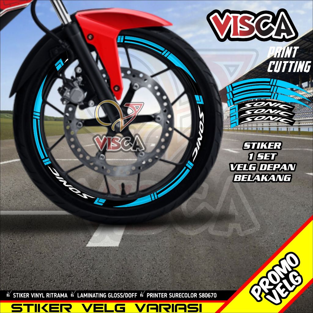 Jual Stiker Velg List Velg Motor SONIC A02 | Shopee Indonesia
