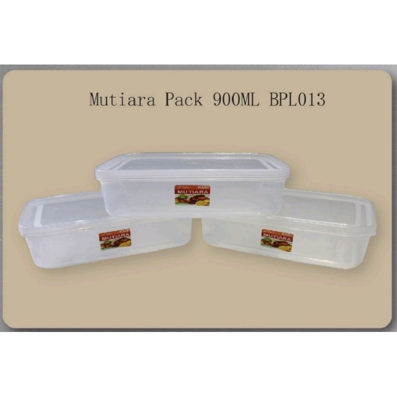 Jual Kotak Plastik Penyimpanan makanan Kulkas BENING KMP 900 ML / Box ...