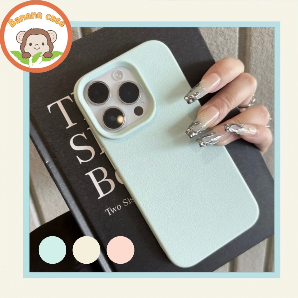 Jual （COD ready）Simple Premium Plain Color Phone Case-Tekstur seperti ...