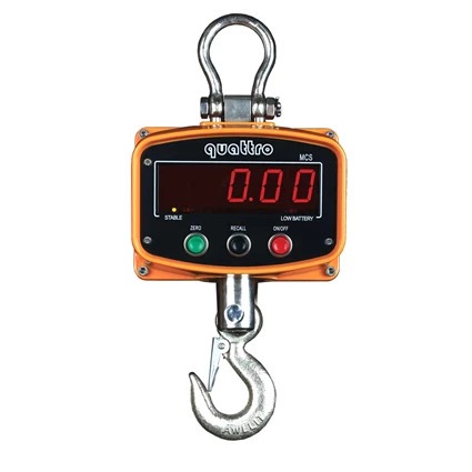 Jual Timbangan Gantung Digital Crane Scale 1000Kg 1 Ton Free Charger Besi Digital LED Orange LCD ...