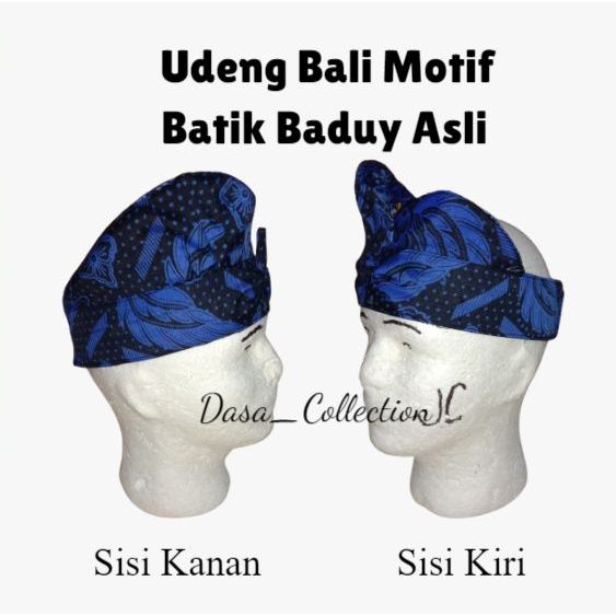 Jual Udeng Bali Motif Batik Baduy - Blangkon Model Bali - Totopang Bali ...