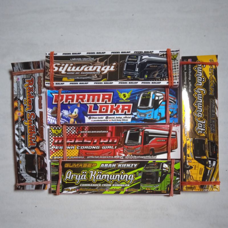 Jual stiker bus Siliwangi terbaru pecel balap | Shopee Indonesia