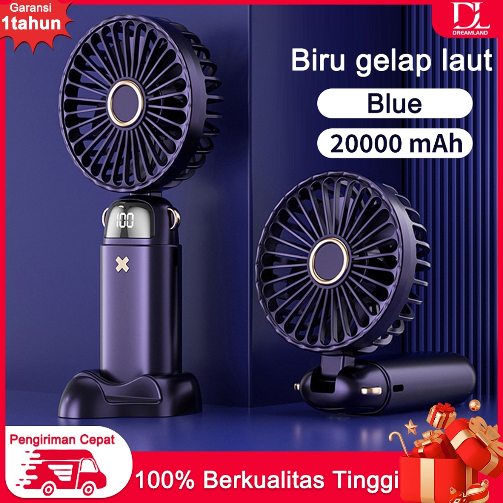 Jual DL Kipas Angin Mini 20000mAh 5-Speed Wind Kipas Genggam Portabel ...