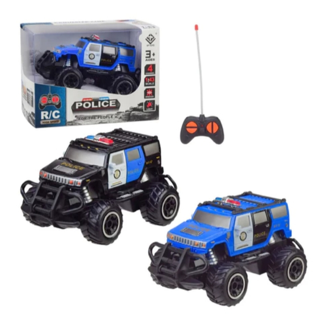 Jual WTBS Mainan Anak RC Jeep Police Remote Control Police Car | Shopee ...