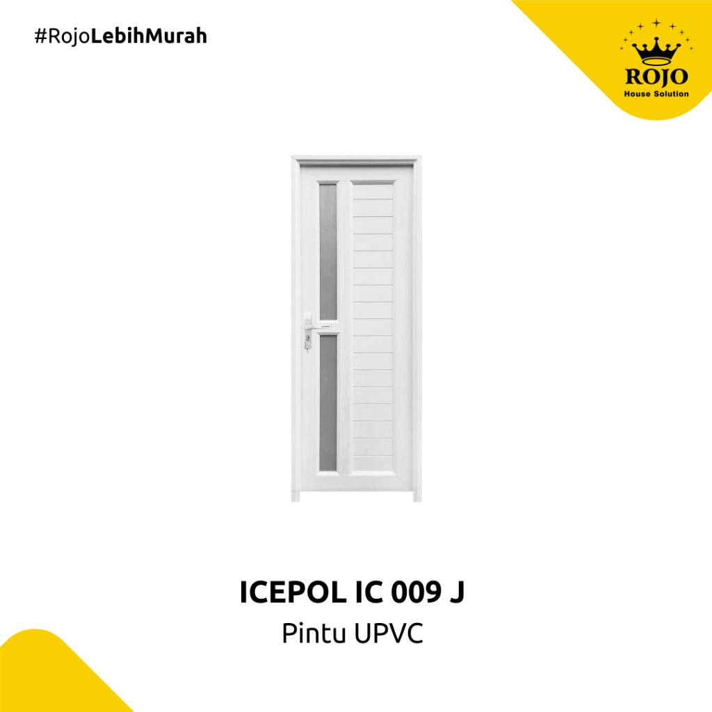 Jual ICEPOL IC 009 J Pintu UPVC WHITE KANAN | Shopee Indonesia