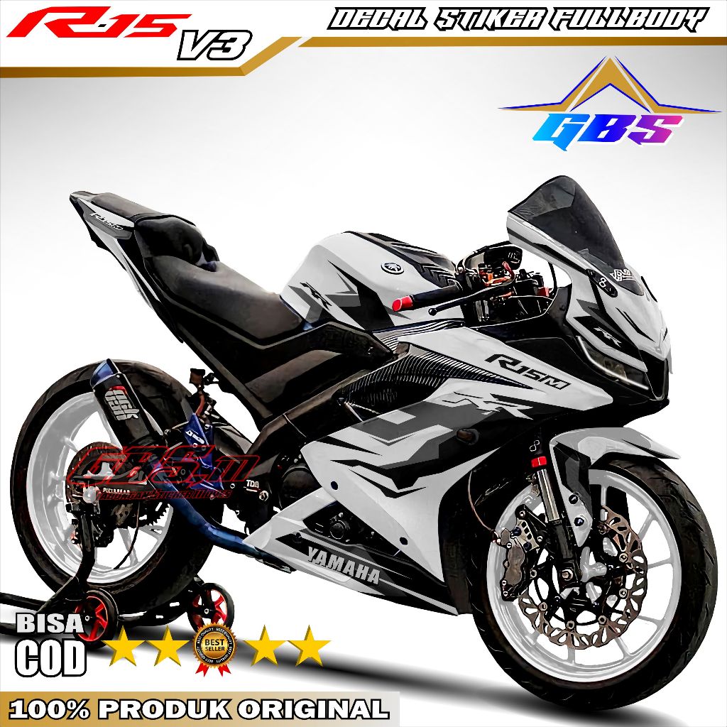 Jual Terbaru - Decal R15 V3 Fullbody Stiker Motor R15 V3 Full body ...