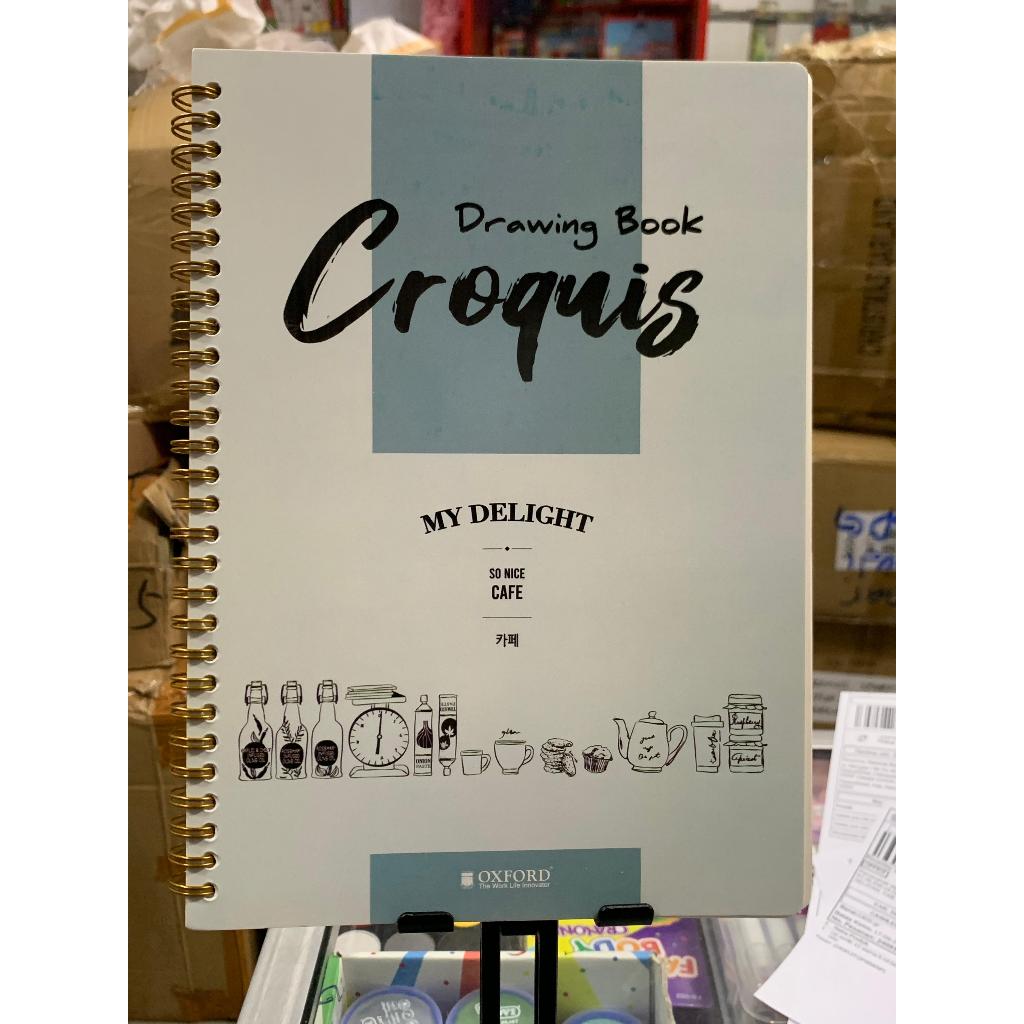 Jual oxford croquis drawiing book made in korea scetch book ukuran b5 ...