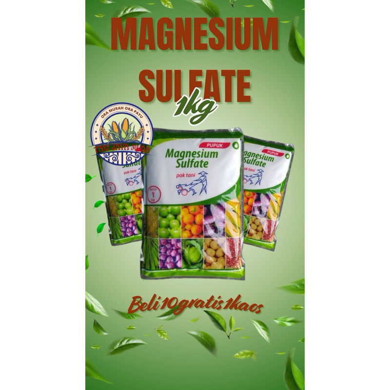 Jual Magnesium Sulfate (1kg) Pupuk makro sekunder yang mengandung ...