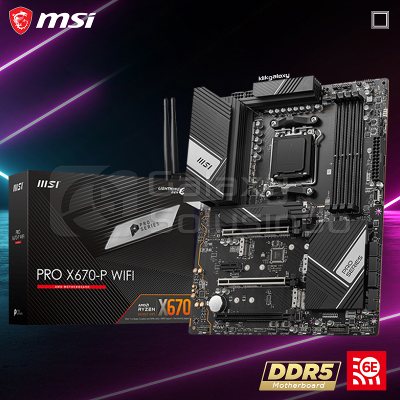 Jual MSI PRO X670-P WIFI AMD AM5 X670 DDR5 Motherboard | Shopee Indonesia