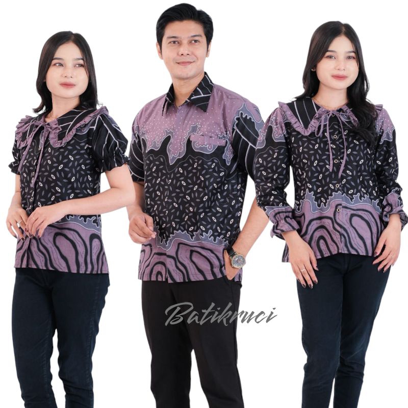 Jual COUPLE Batik Modern Model KOREAN STYLE (hanabi) ada Size dari S ...