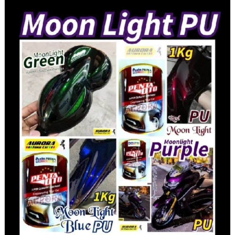 Jual Cat Moonlight PU Penta Oto Moonlight Blue/Moonlight Red/Moonlight Purple/Moonlight Green ...