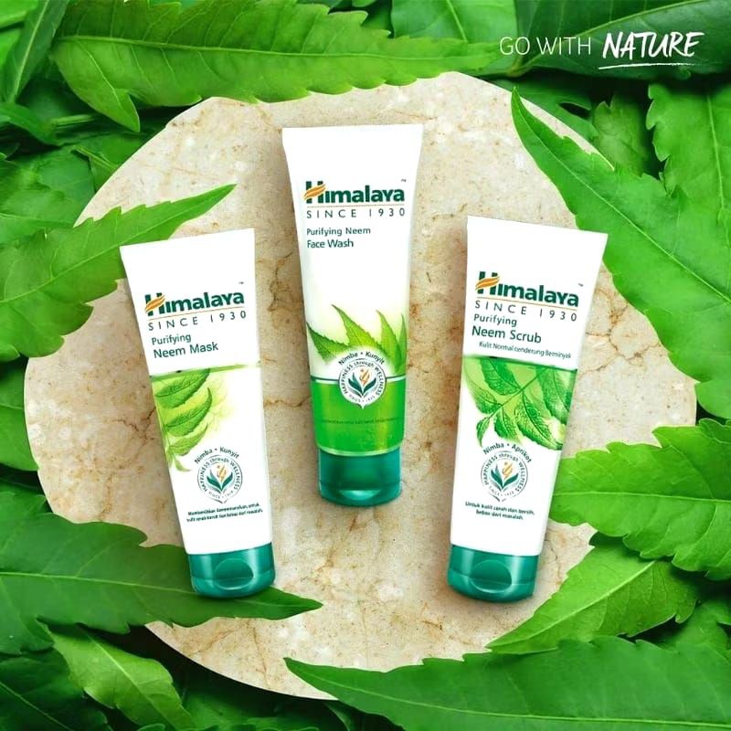 Jual Himalaya Herbal Purifying Neem Face Mask | Neem Face Wash | Neem ...