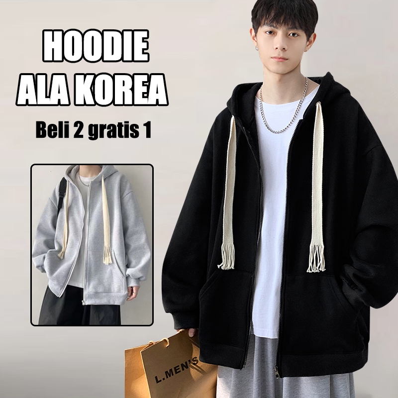 Jual Hoodie pria hoodie boxy hoodie oversize hoodie zipper hodie pria ...
