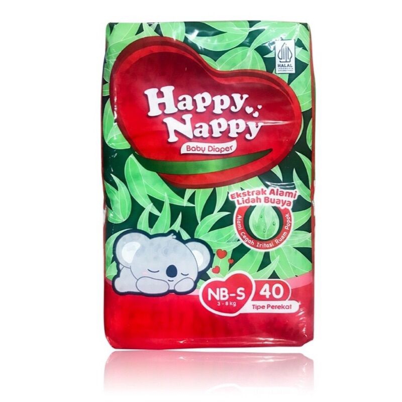 Jual Happy Nappy Diapers NBS-40, M40, L40 | Shopee Indonesia