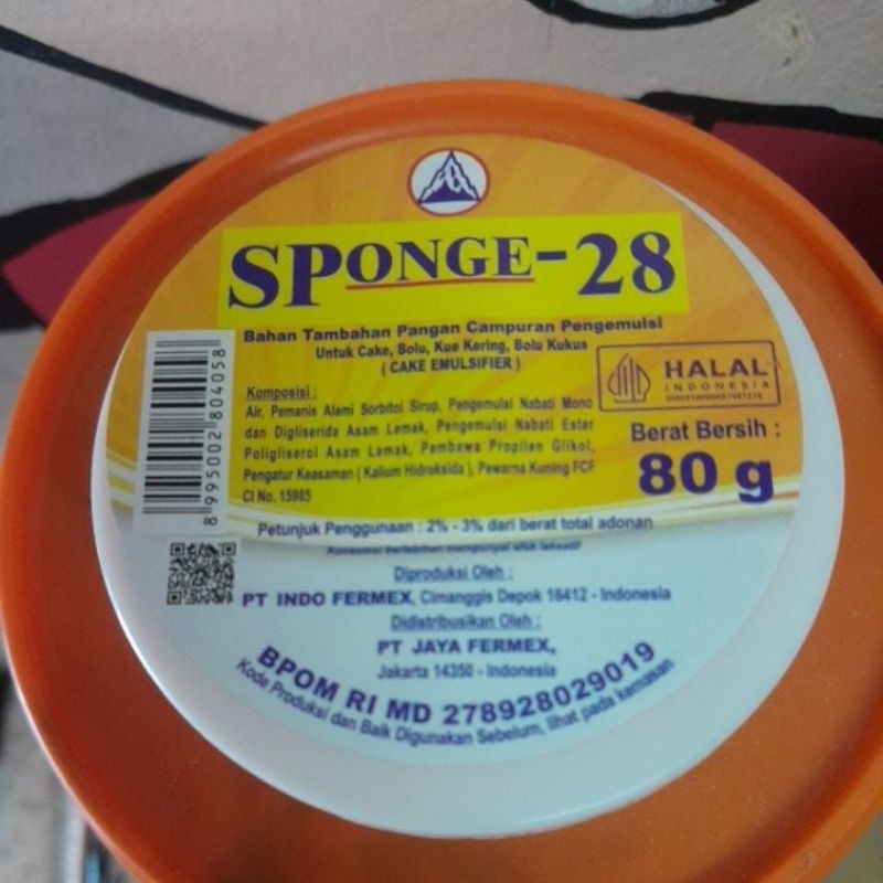 Jual Sponge 28 80gr cake emusifier | Shopee Indonesia
