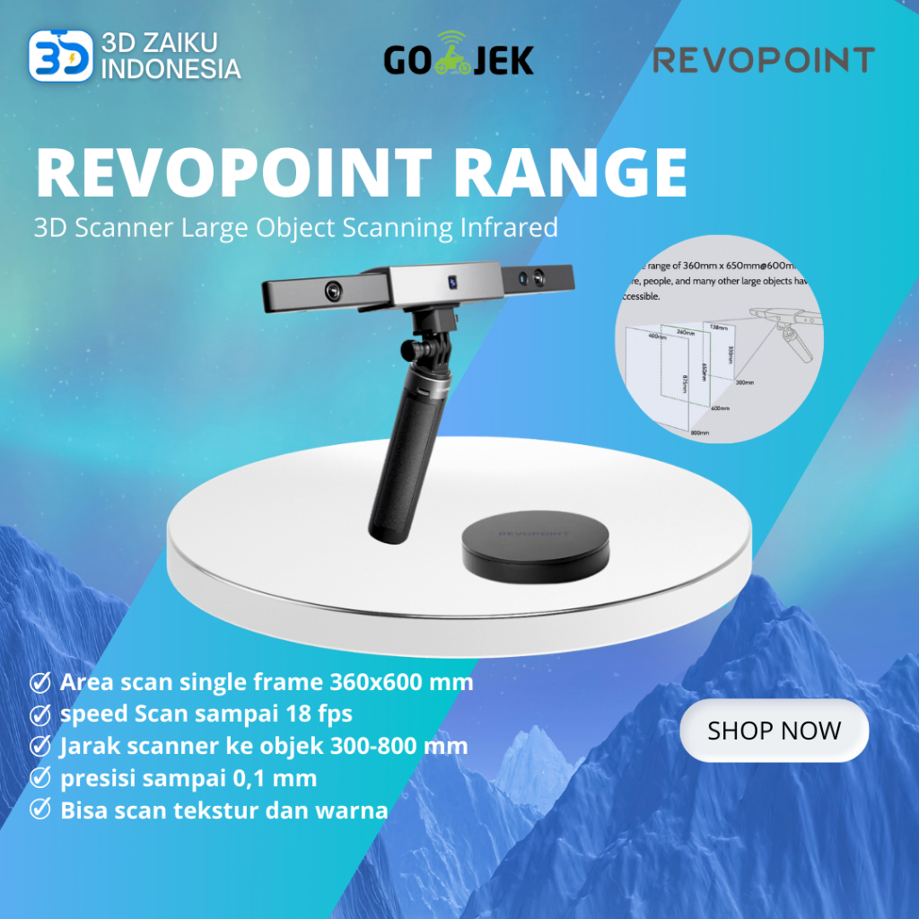 Jual Revopoint Range Handheld 3D Scanner Large Object Scanning Infrared ... Jual Revopoint Range Handheld 3D Scanner Large Object Scanning Infrared ...