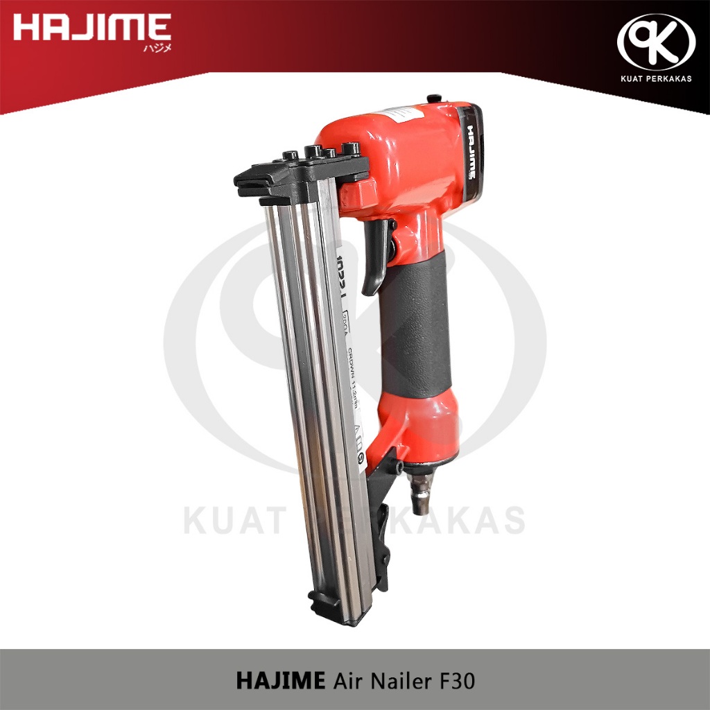 Jual Air Nailer Gun F 30 HAJIME F30 Paku Tembak Angin | Shopee Indonesia