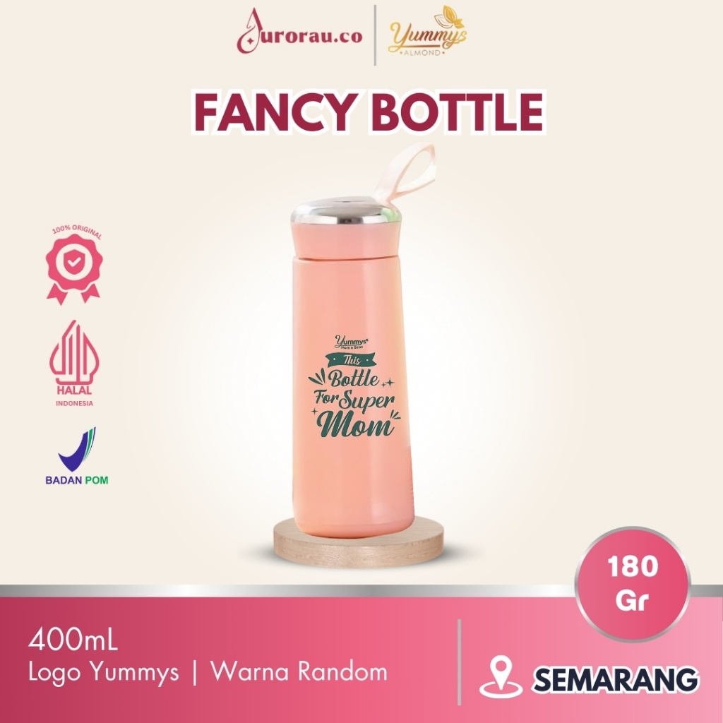Jual Botol Fancy Kaca Yummys Mom n Baby - Botol Minum - Botol Tumblr ...