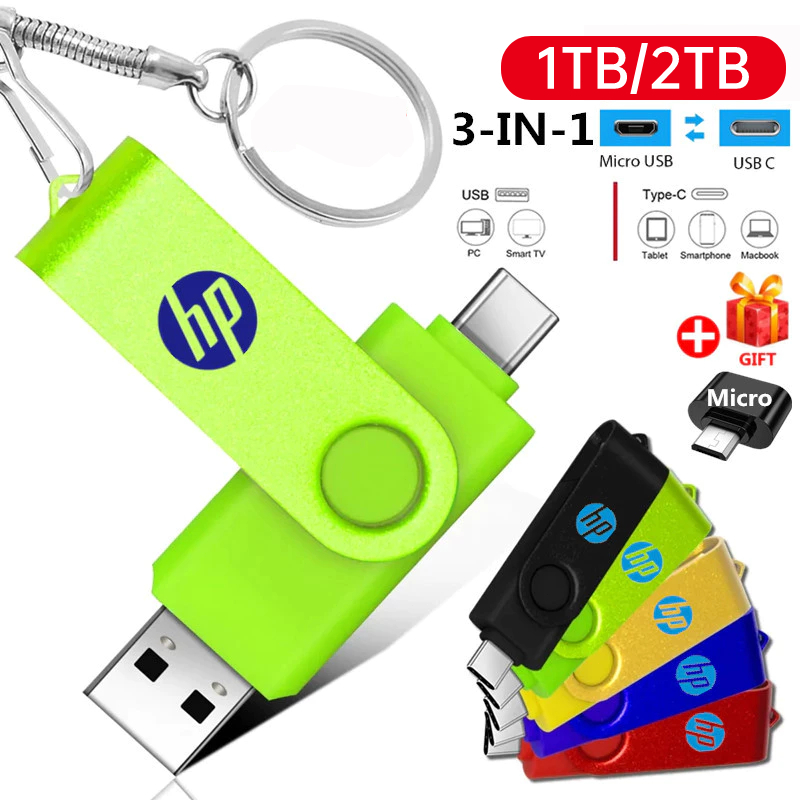 Jual HP Flashdisk Otg Type c USB 3.0 Flash Disk OTG Dual Drive 1TB 2TB ...