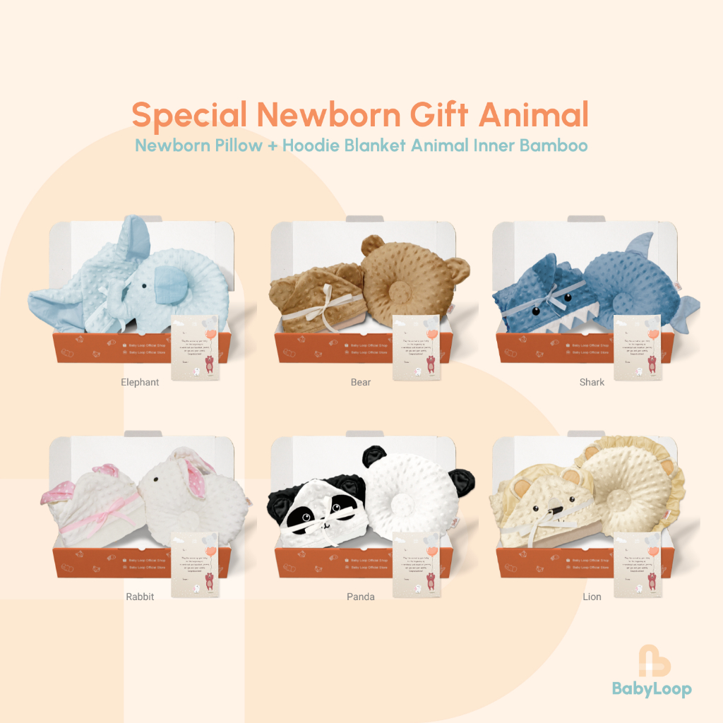 Jual Hampers Kado Bayi - Special Newborn Gift Animal Inner Bamboo ...