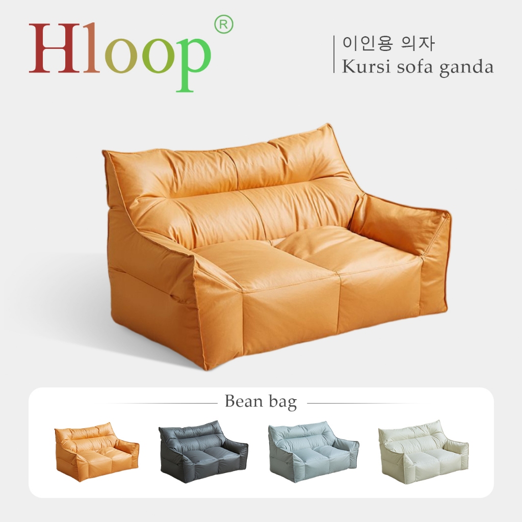 Jual HLOOP bean bag/sofa malas tatami /korea aesthetic/isi bean bag styrofoam/bean bag ...