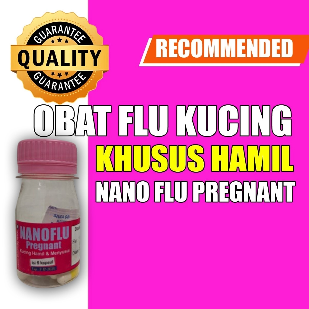 Jual Nano flu Pregnant obat flu diare untuk kucing hamil dan menyusui | Shopee Indonesia