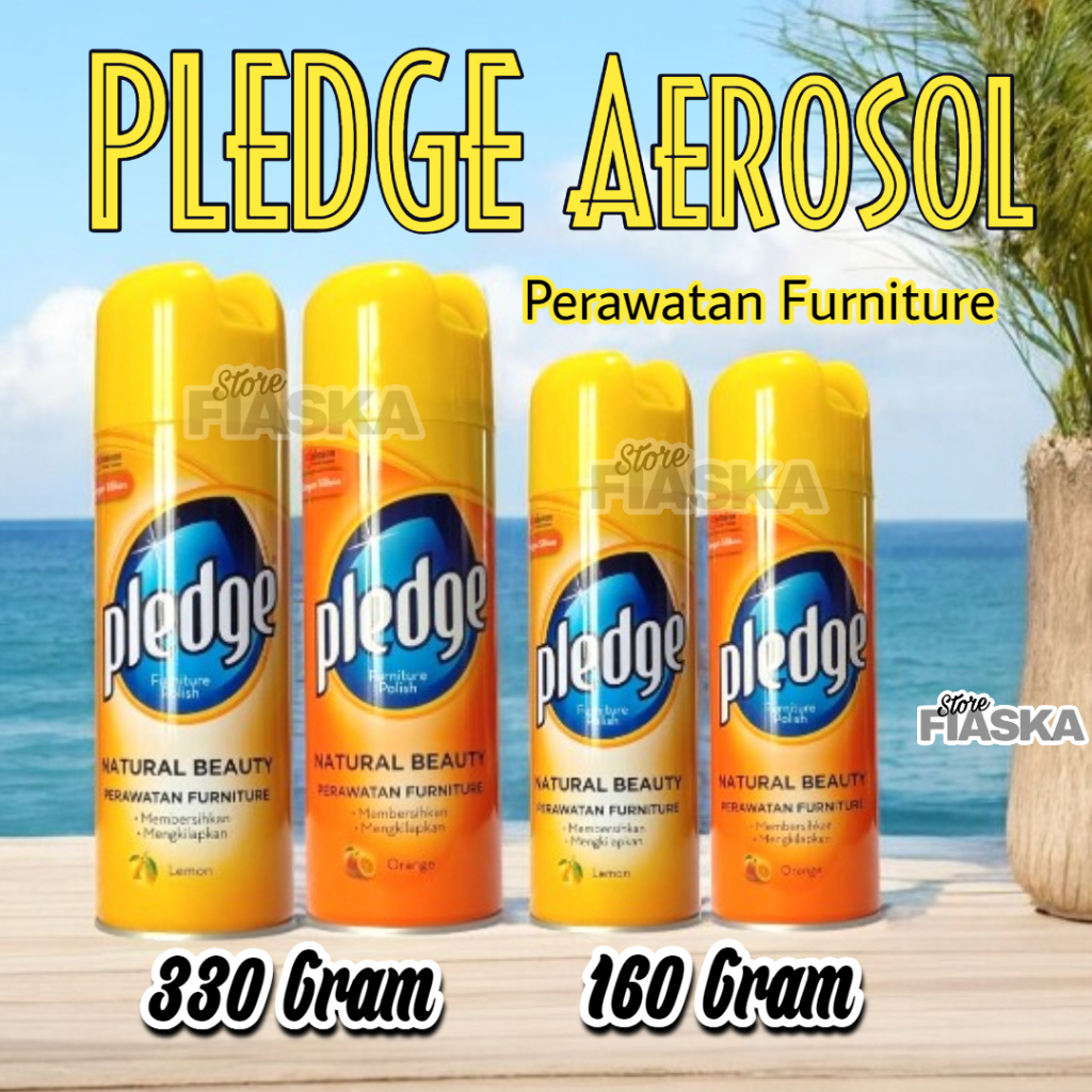 Jual PLEDGE AEROSOL PEMBERSIH PENGKILAP FURNITURE KAYU, KULIT, VINYL ...