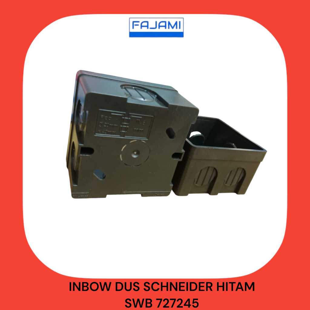 Jual Inbow Schneider Hitam SWB 727245 Inbow dus Tanam Saklar Clipsal | Shopee Indonesia