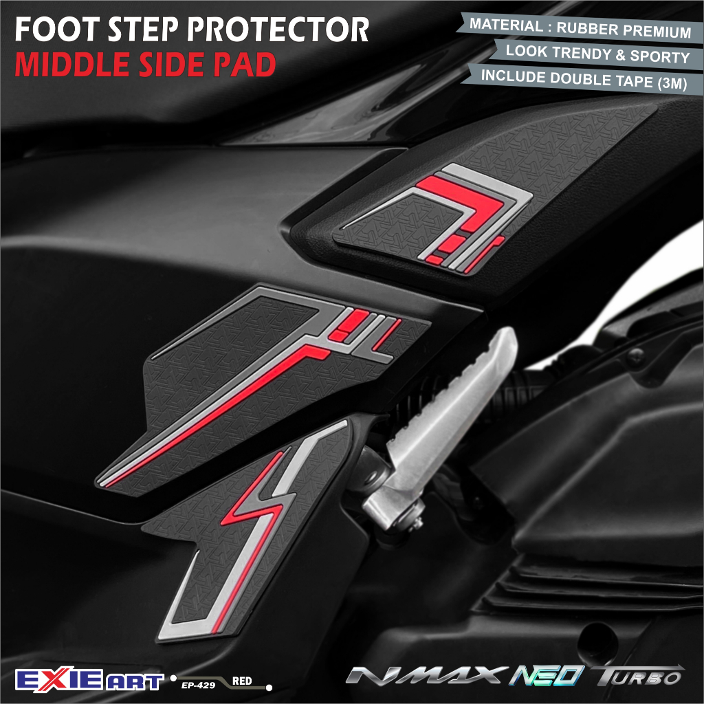 Jual Foot Step Protector Nmax Neo Turbo Middle Side Step Body Protector ...