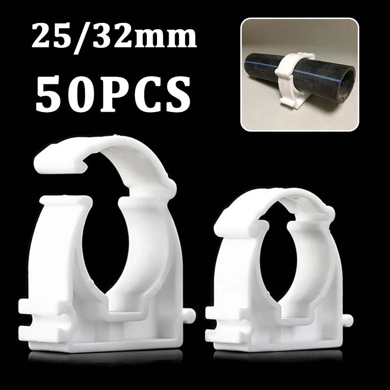 Jual Pipa Bulat Pipe Clamp Plastik Klip Klem O Pvc Klip 25/32mm ...