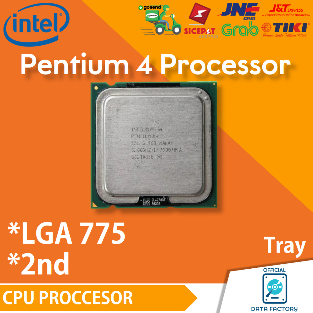 Jual PROCESSOR PENTIUM 4 LGA775 ( P4 LGA 775 ) CPU TRAY PROSESOR ...