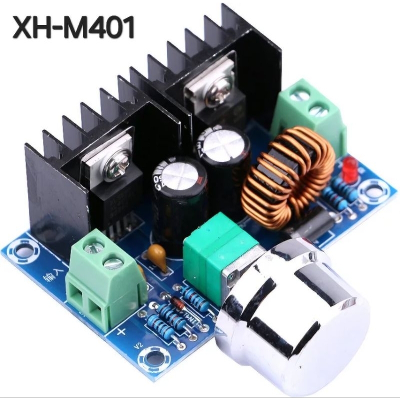 Jual XH-M401 XL4016 DC Step Down Voltage Buck Converter | Shopee Indonesia