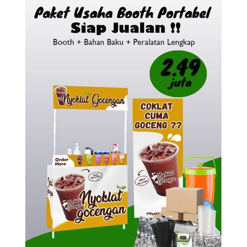 Jual Paket usaha minuman coklat kekinian goceng siap jualan lengkap ...