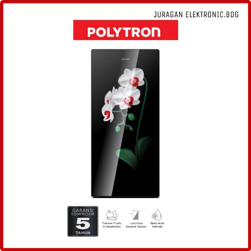 Jual POLYTRON Kulkas 1 Pintu Belleza Varia 180 liter PRA 18 MOW/MOB ...
