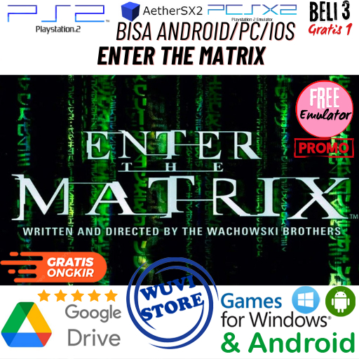 Jual PS 2 Enter The Matrix | Bisa di PC / Android / IOS Plus Emulator | Beli 3 Gratis 1 | Shopee ...