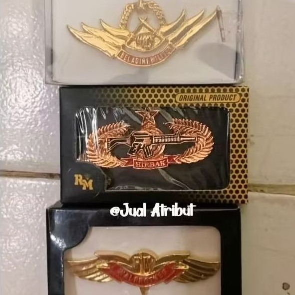 Jual Brevet Wings Brifet PIN PDH BDM HIRBAK WALPROTNEG WYF Yongmodo ...