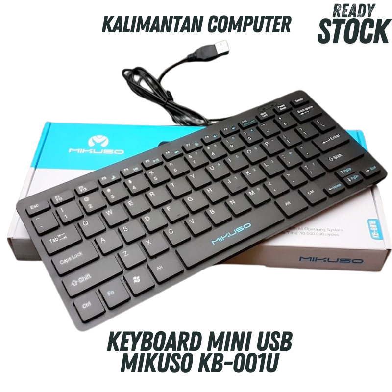 Jual Keyboard Mini USB MIKUSO KB-001U Keyboard Laptop External Mini ...