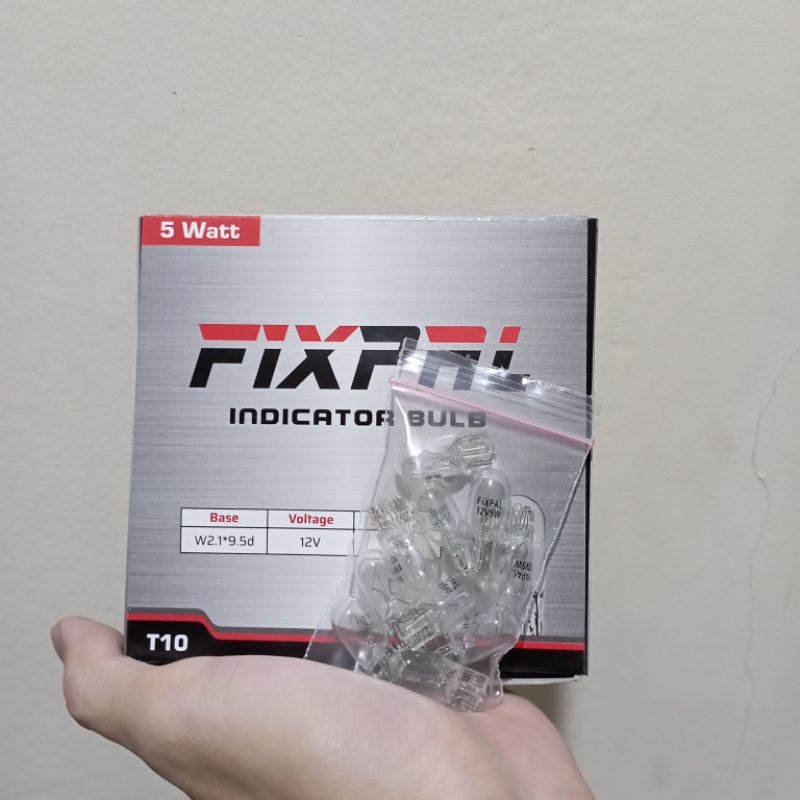 Jual FIXPAL Bohlam Senja Lampu Tancap FIXPAL T10 12V 5 Watt Lampu Motor ...