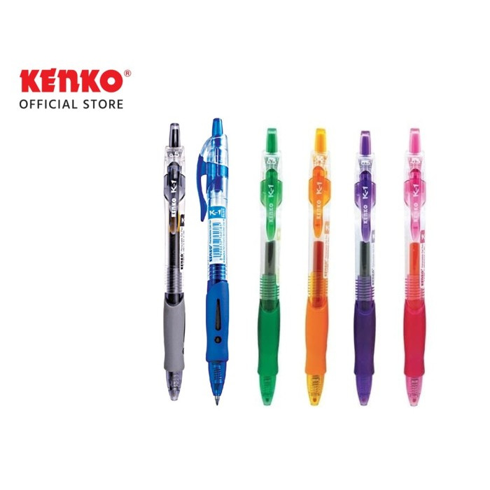 Jual BALLPOINT / PULPEN / PENA GEL KENKO K-1 / KENKO GEL PEN / Pulpen ...