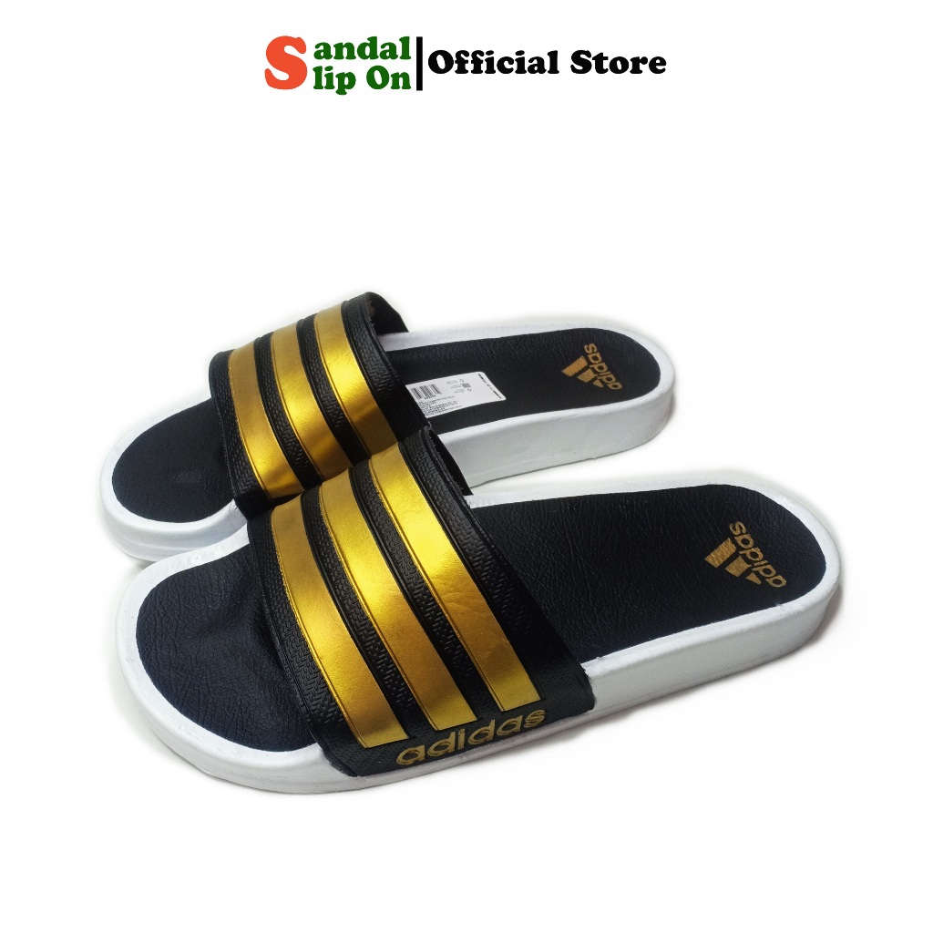 Jual Sandal Selop Adidas slide Casual pria wanita tipe Slip On warna ...