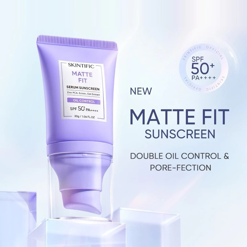 Jual LIVI - SKINTIFIC MATTE FIT Serum Sunscreen OIL CONTROL SPF 50+ PA ...
