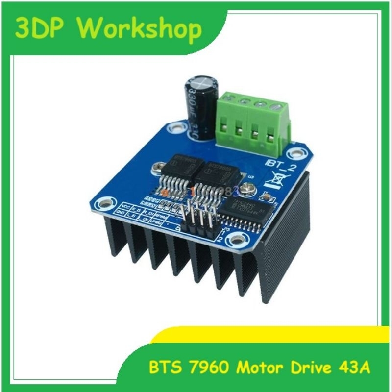 Jual BTS7960 MOTOR DRIVER H-BRIDGE MODULE 43A ARDUINO | Shopee Indonesia