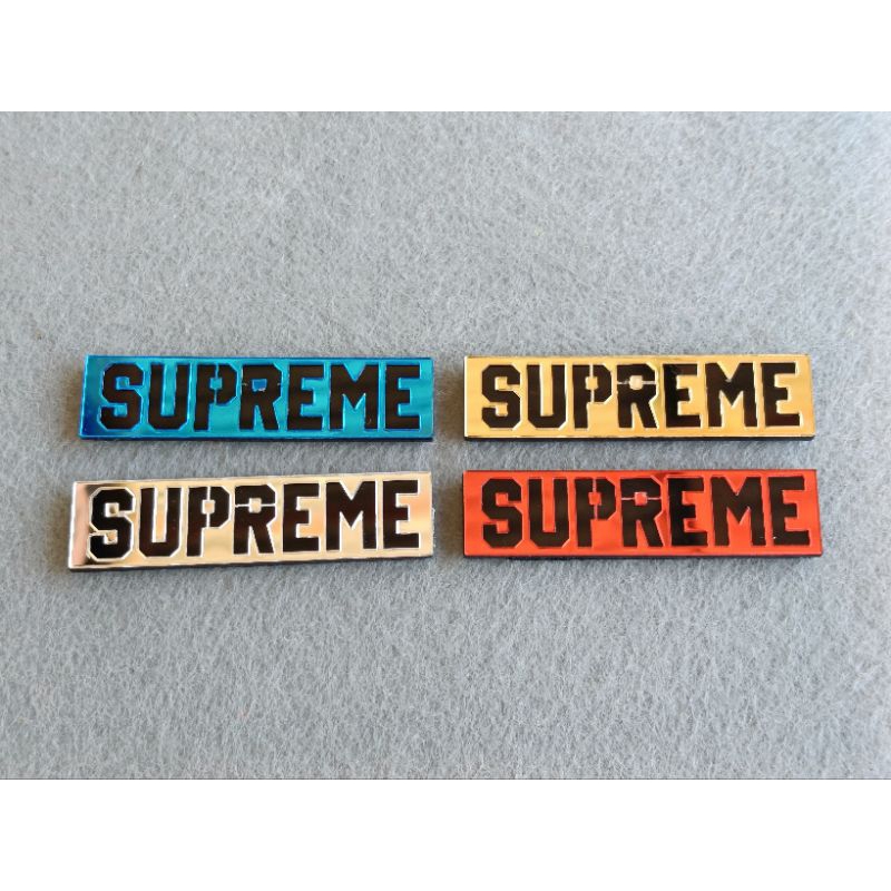 Jual Emblem akrilik SUPREME emblem stiker timbul 3d Supreme | Shopee ...