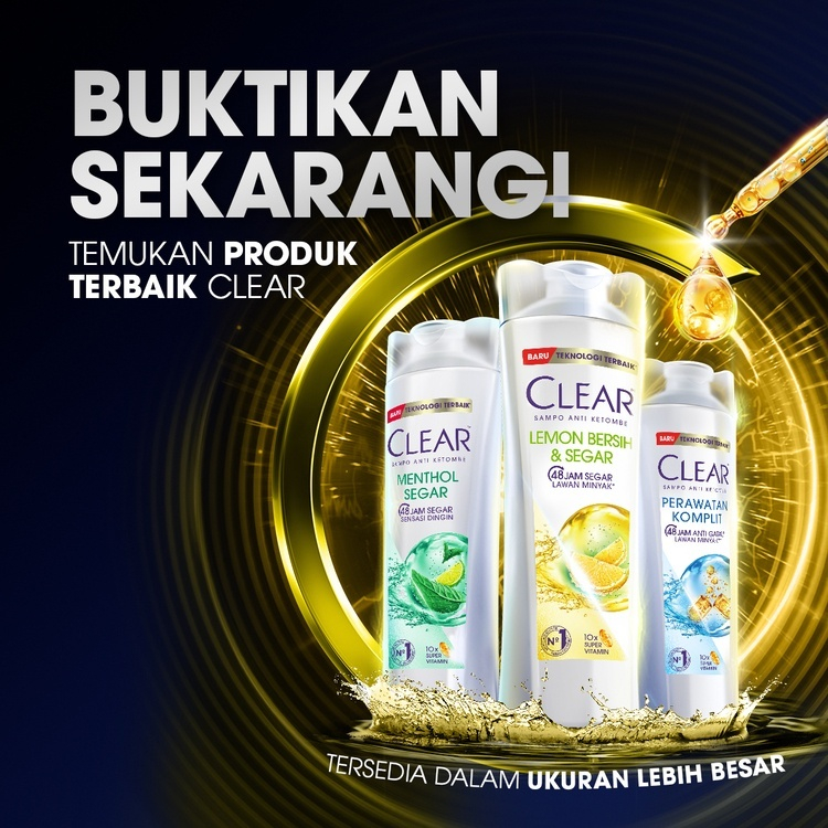 Jual Clear Shampo Anti-Ketombe & Anti-Rontok 300mL | Shopee Indonesia