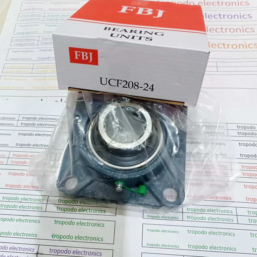 Jual Pillow block bearing unit UCF 208 merk FBJ | Shopee Indonesia