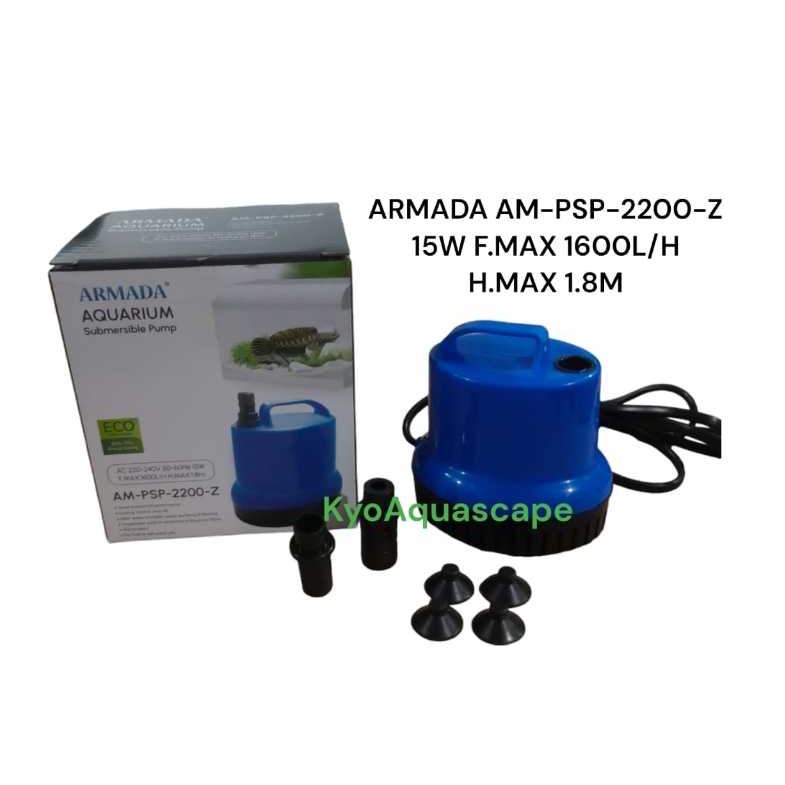Jual POMPA AIR CELUP AQUARIUM 15 W ARMADA PSP 2200 Z PSP-2200Z KOLAM ...