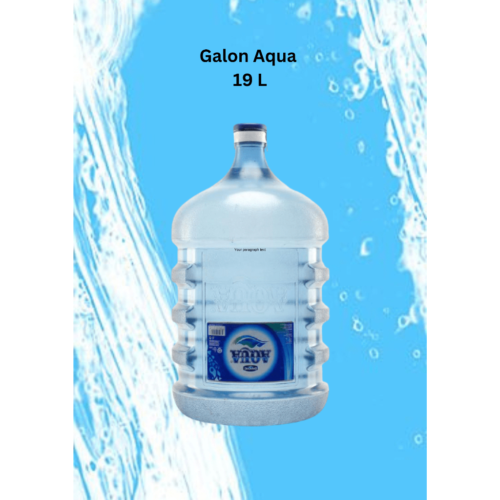 Jual Aqua galon 19L + isi air asli (BUKAN AIR ISI ULANG) | Shopee Indonesia