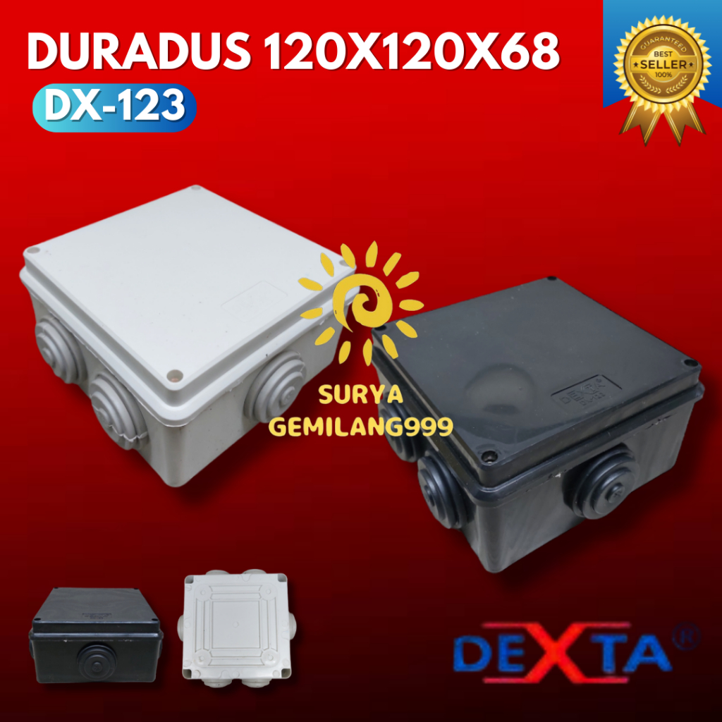 Jual DEXTA Doradus Duradus Dorados 120x120x68 mm DX-123 Kotak Junction ...