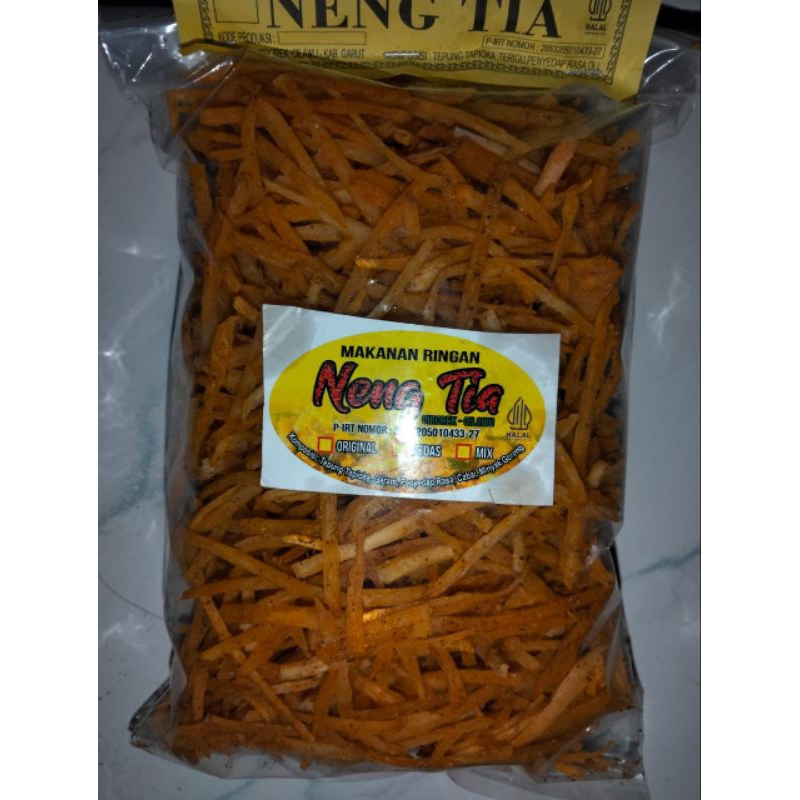 Jual PIKDA/KRIPIK LADA/ KRIPIK STIK SINGKONG PEDAS 500 GR | Shopee ...