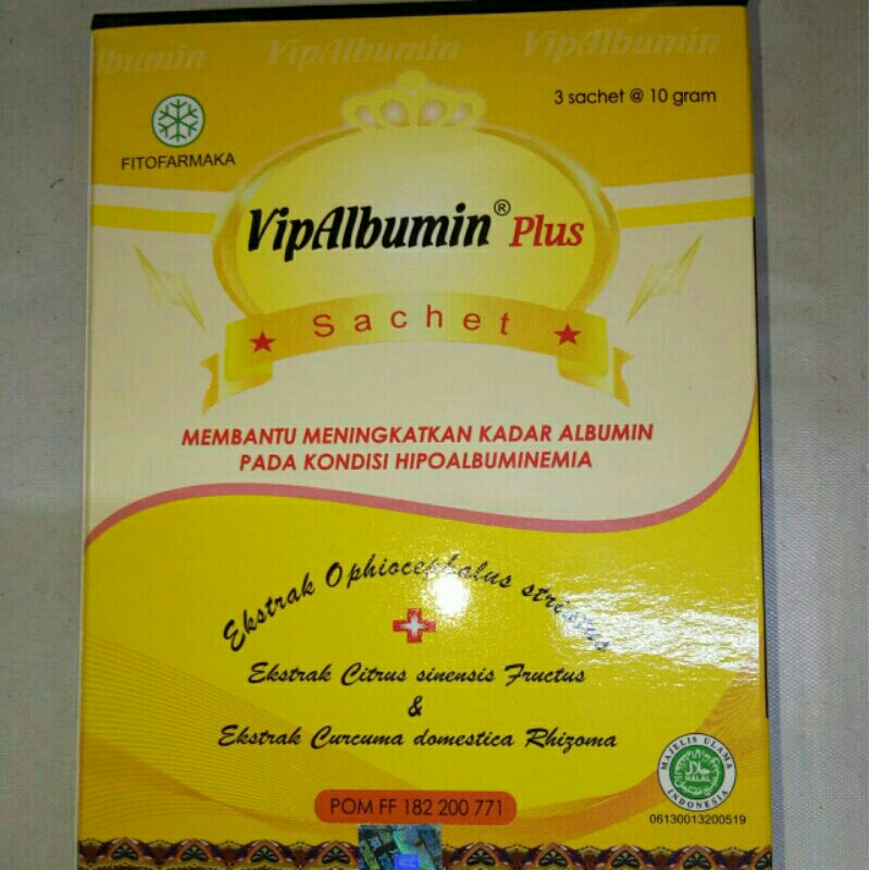 Jual VIPALBUMIN SACHET isi 3 | Shopee Indonesia